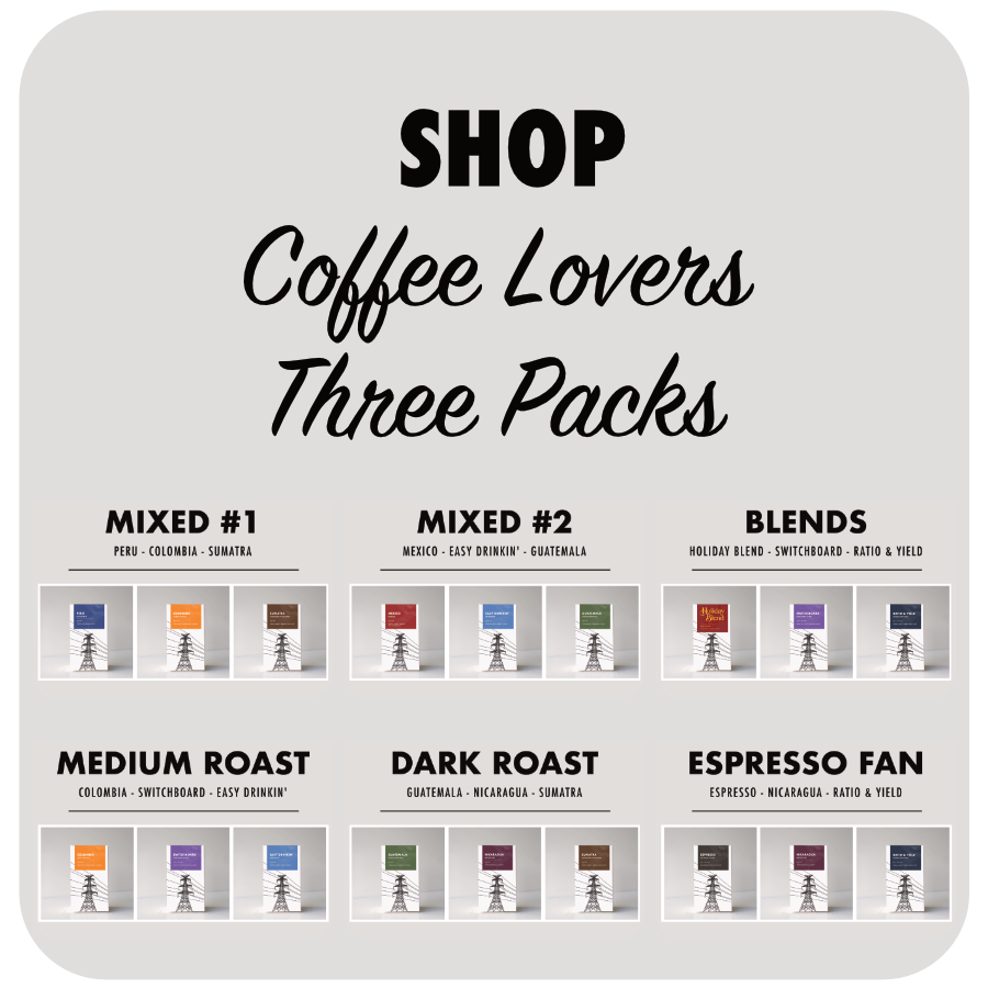 Coffee Lovers Three Pack – RELAY COFFEE ROASTERS